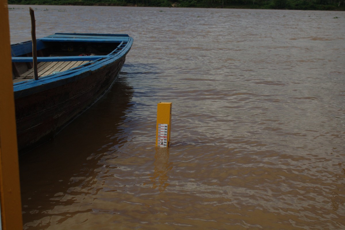 Rio Mamoré chega a 10,32 metros em RO; nível sobe até 5 cm por dia ...