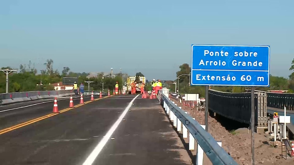 Liberada nova ponte em Santa Maria quase 2 anos após enchente | G1