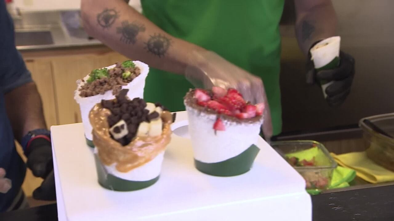 Empresária inova ao desenvolver tapioca recheada em formato de cone | G1