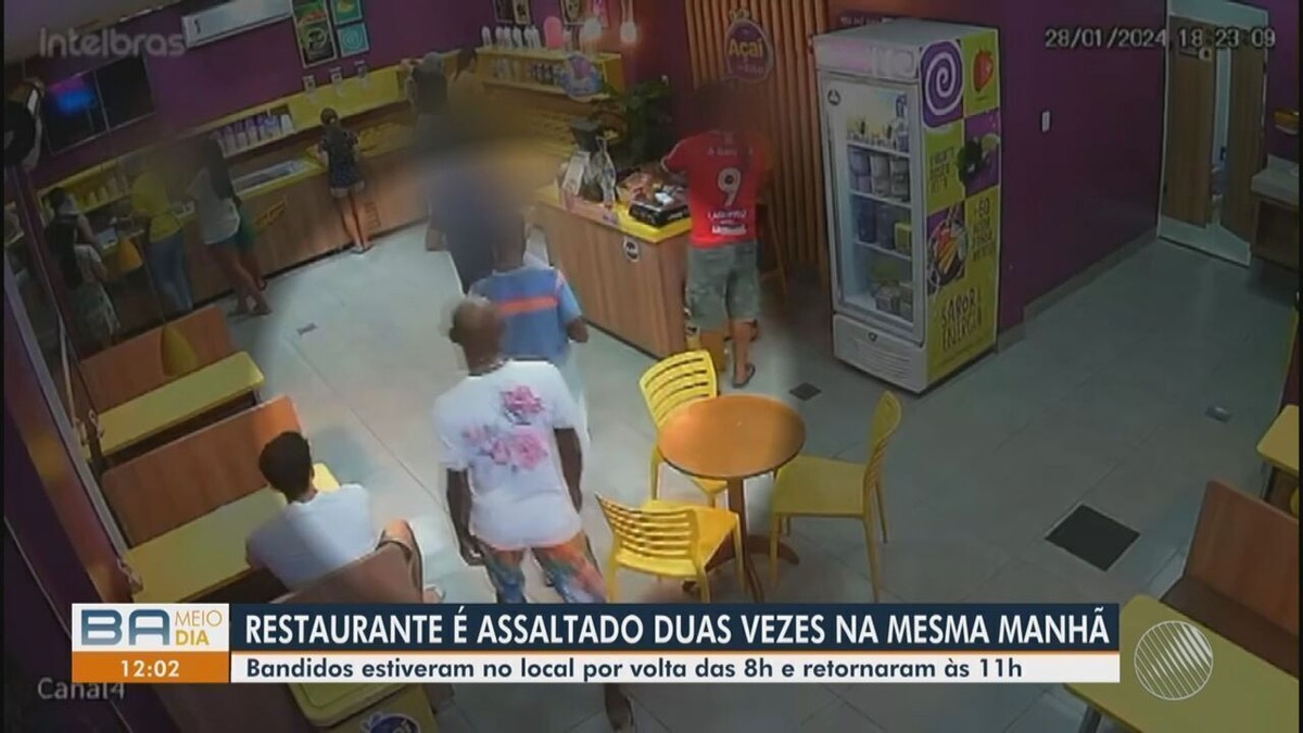Restaurante na BA é assaltado duas vezes no mesmo dia e empresário ...
