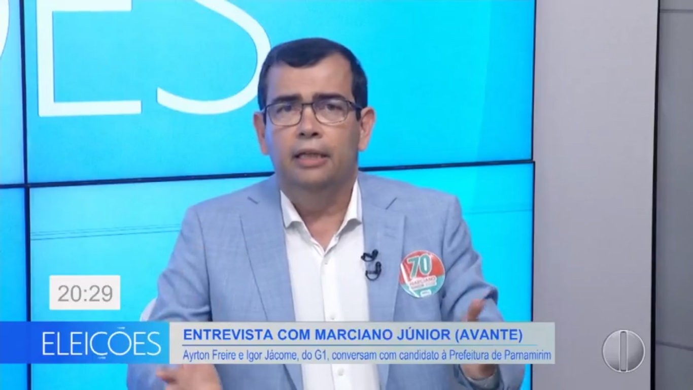 Parnamirim: candidato Marciano Júnior (Avante) concede entrevista ao ...
