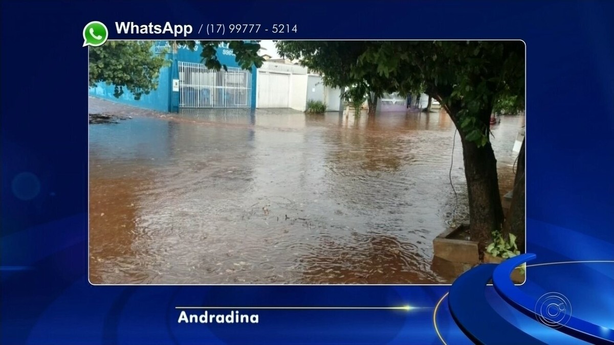 Chuva Alaga Ruas E Causa Transtornos Em Andradina São José Do Rio