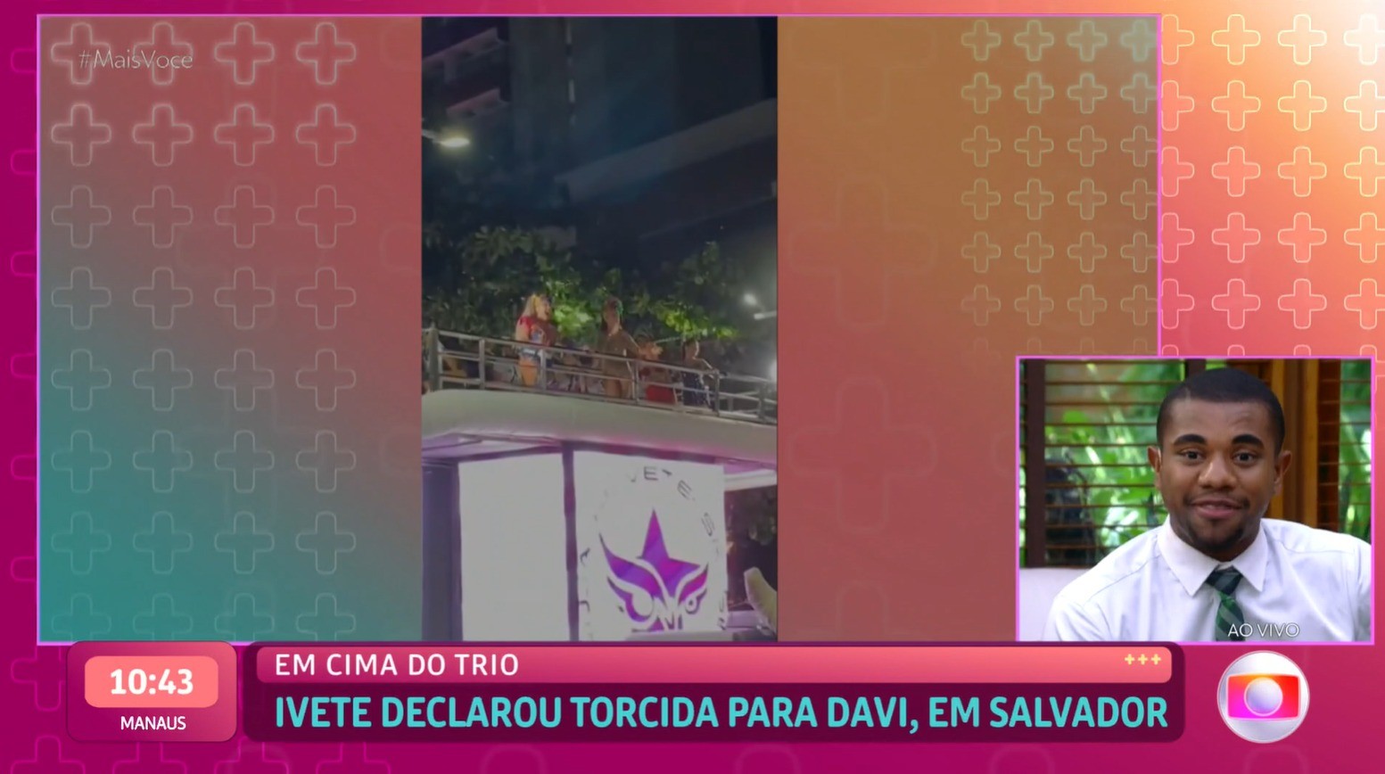 'BBB 24': Davi prepara sanduíche para Ana Maria no 'Mais Você' e relata ...
