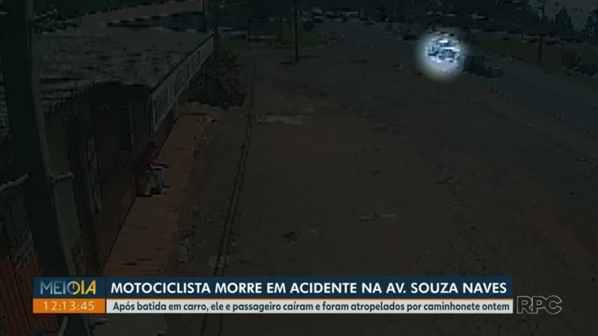 Motociclista morre após bater em carro e ser atropelado, em Ponta Grossa | Campos Gerais e Sul | G1