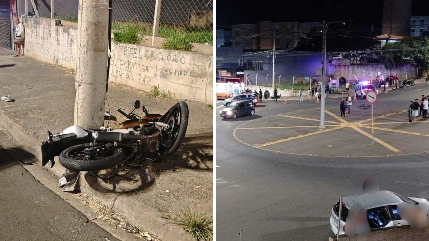 Adolescente morre após bater moto contra poste em Indaiatuba | G1