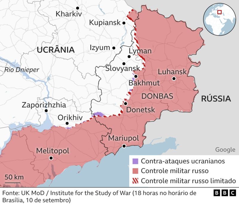 Guerra da Ucrânia: 9 mapas que explicam o conflito | G1