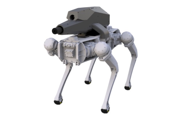 Cão robô armado com rifle: empresa mostra equipamento nos EUA | G1