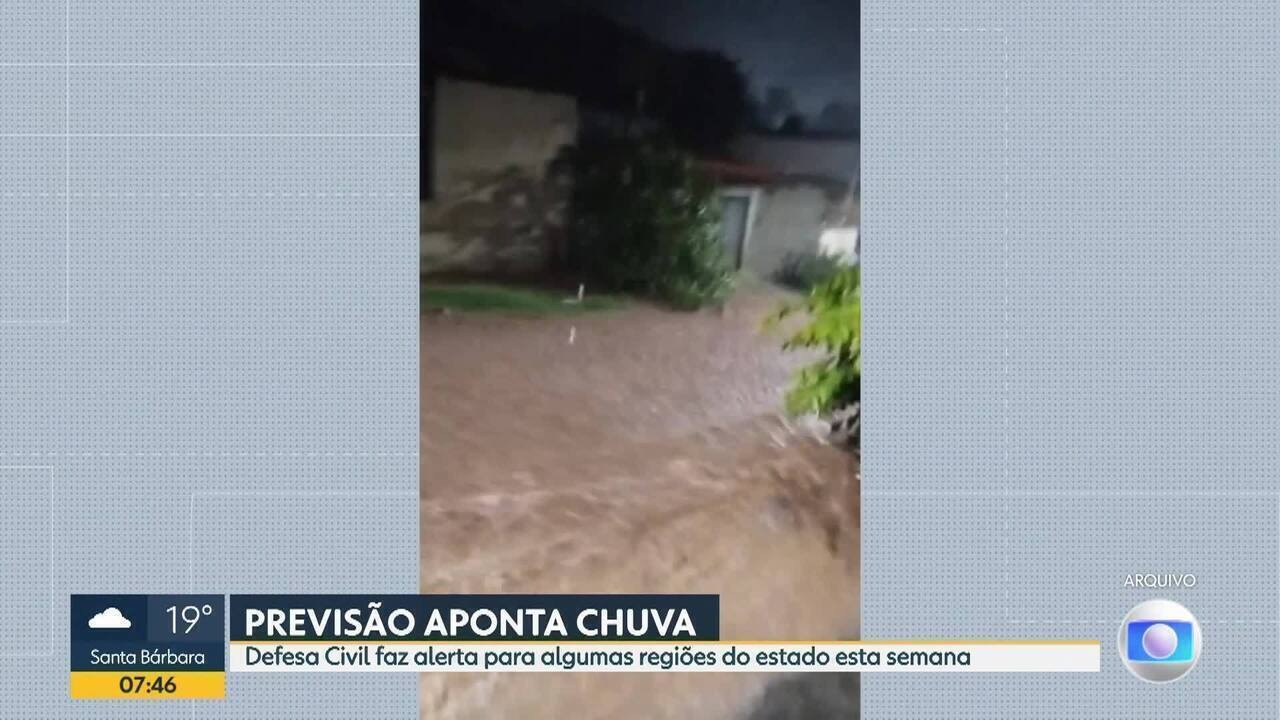 BH e outras 600 cidades de MG estão em alerta para chuva intensa | G1