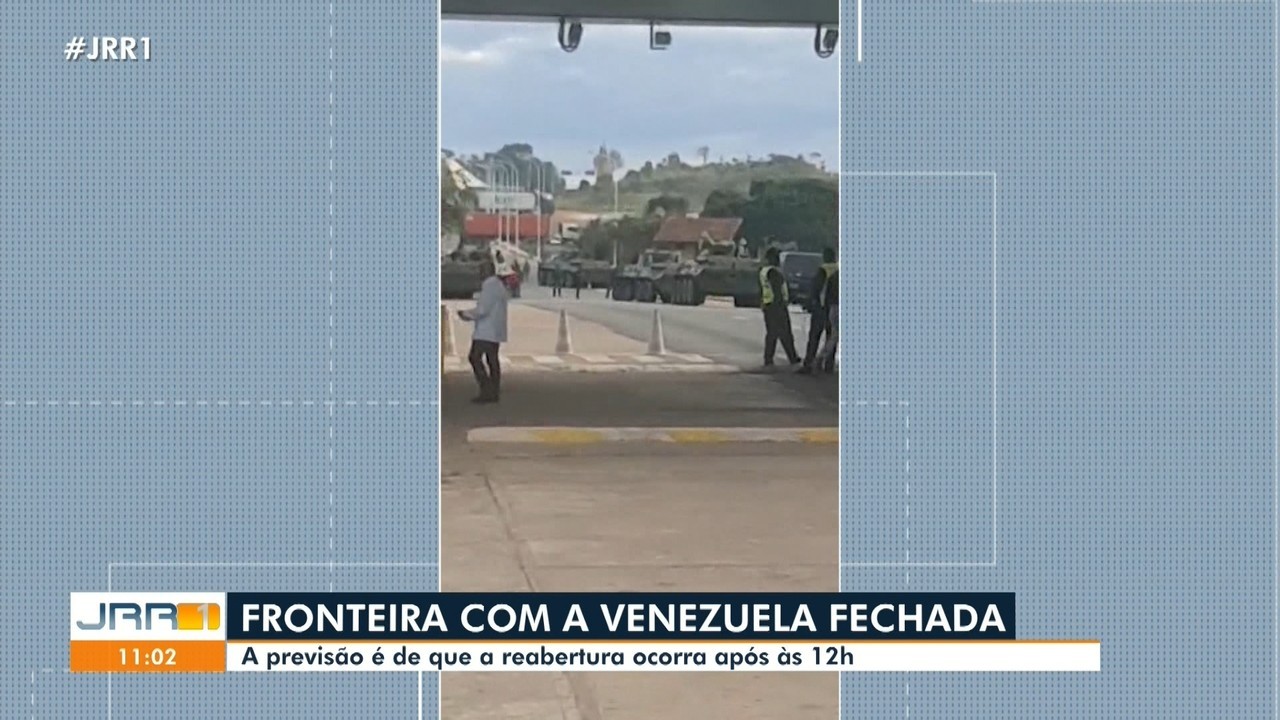 Venezuela fecha fronteira com o Brasil pela segunda vez em um mês | Roraima | G1