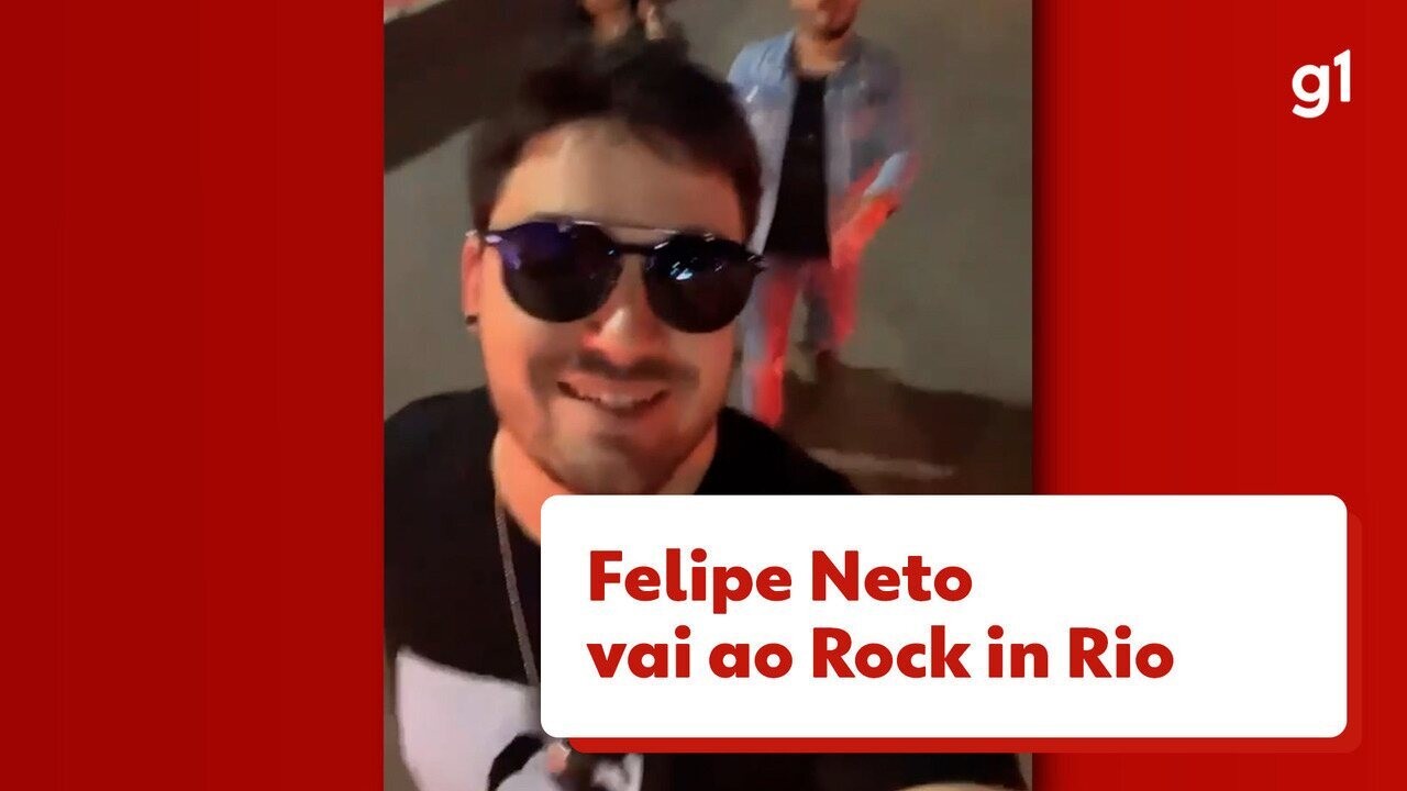 Felipe Neto cumpre promessa a fãs e vai ao Rock in Rio | Rock in Rio ...
