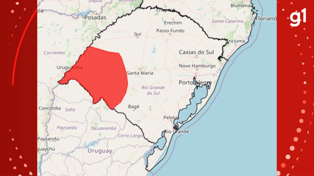 Inmet emite alerta para tempestades em todo o RS e risco de alagamento ...