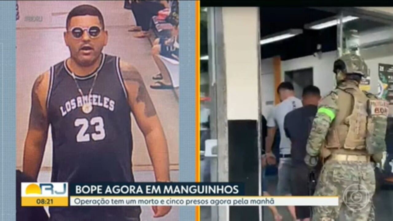 Operação do Bope em Manguinhos deixa um morto e 5 presos | G1