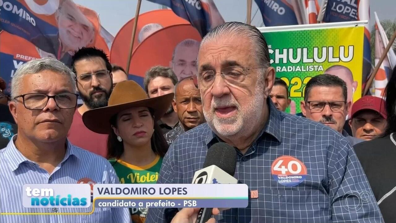 Candidato à Prefeitura de Rio Preto, Valdomiro Lopes faz campanha na zona leste e pede apoio aos ...