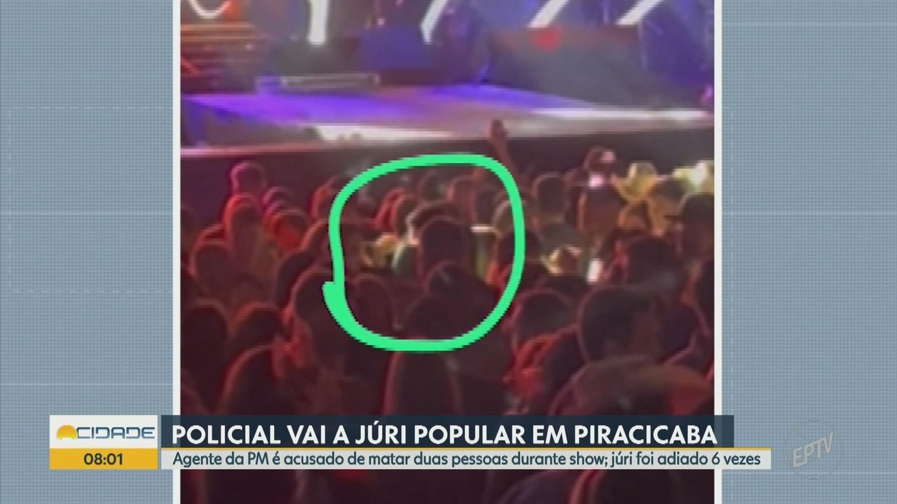 PM acusado de matar duas pessoas durante show vai a júri em Piracicaba | G1