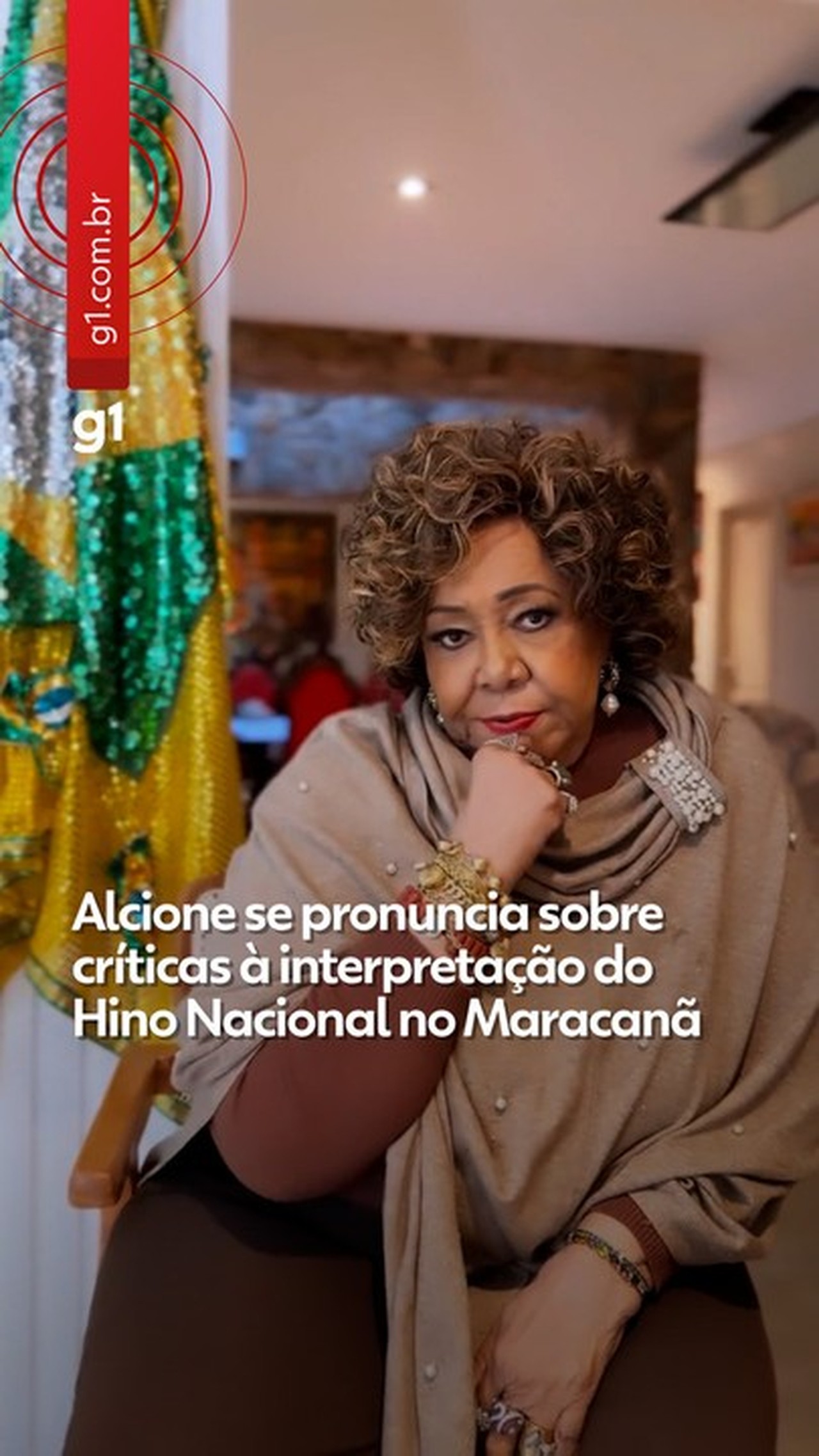 Alcione se pronuncia sobre críticas à interpretação do Hino Nacional | G1
