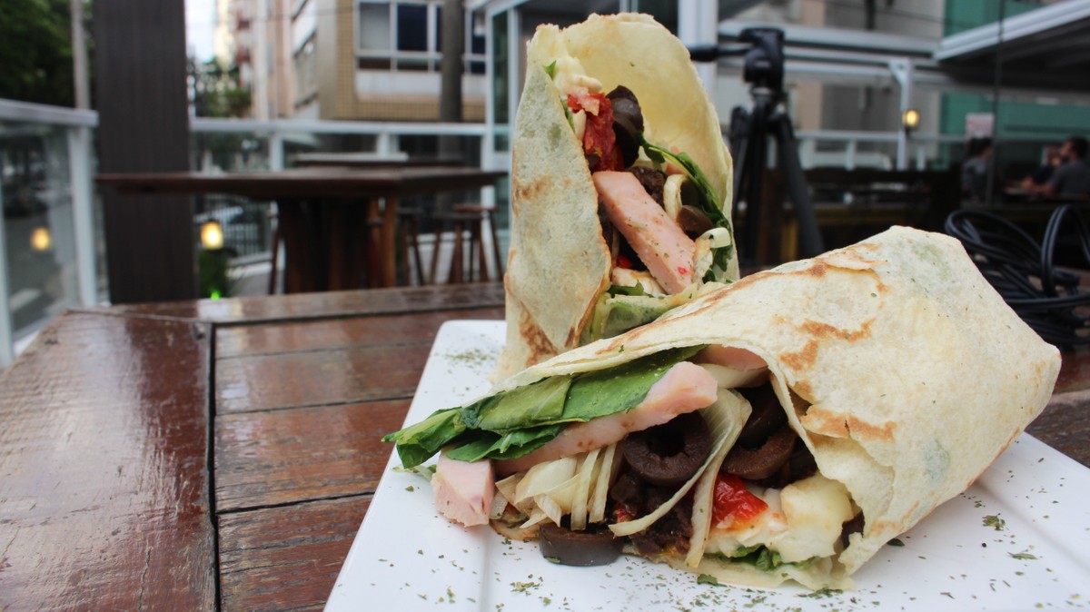 Wrap caprese leva ingredientes leves e é fácil de fazer; aprenda ...