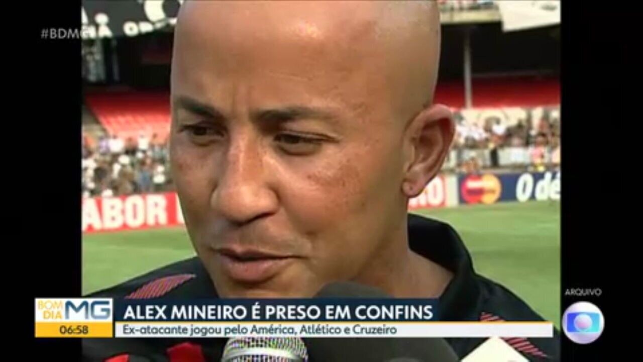 Ex-atacante Alex Mineiro é preso na Grande BH