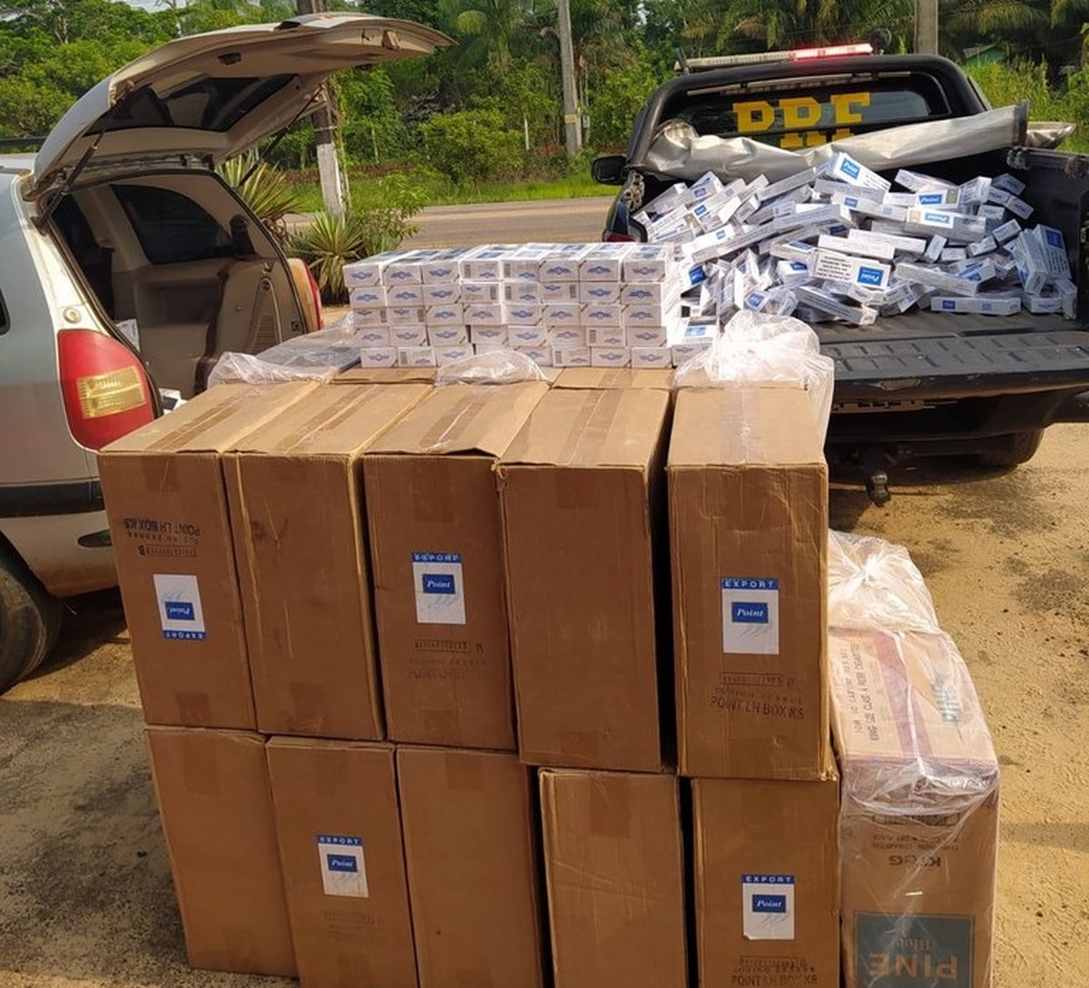 Homem é Preso Com 15 Mil Maços De Cigarro Contrabandeados Em Rodovia No