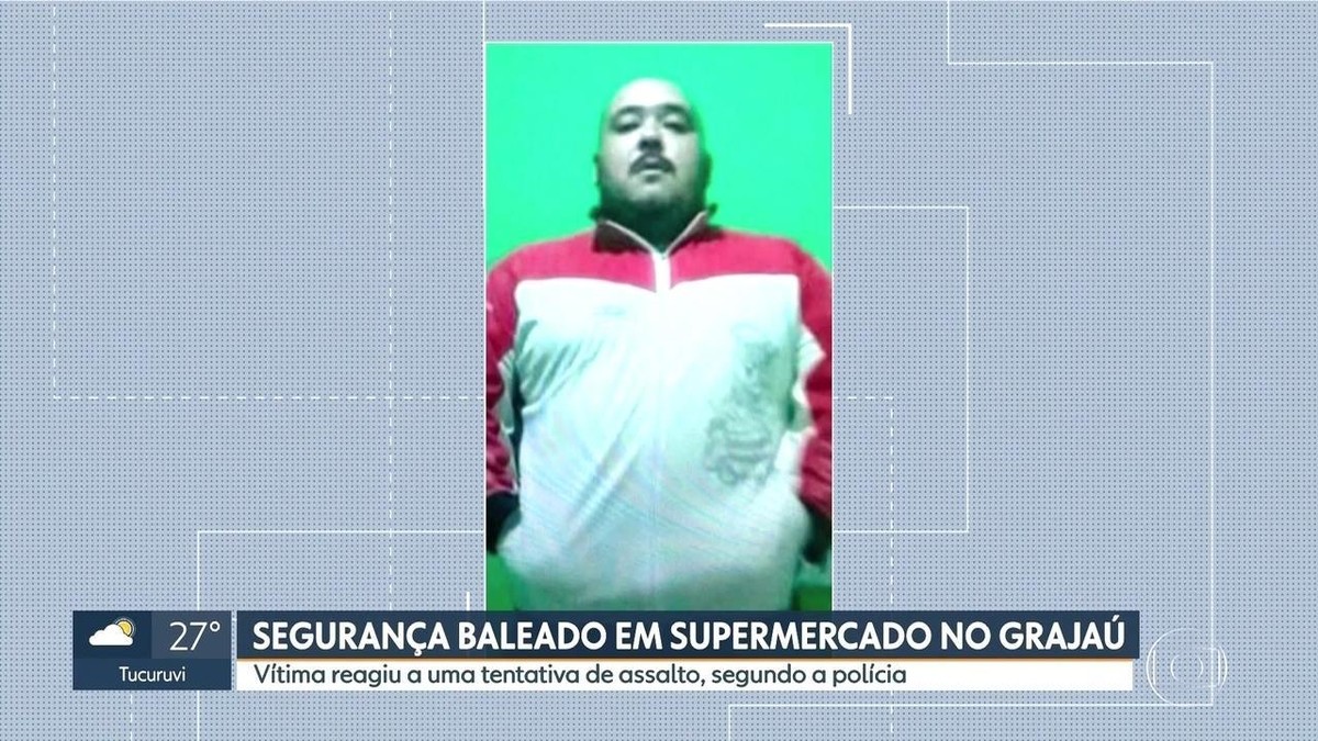 Segurança De Supermercado é Baleado Durante Tentativa De Assalto Na