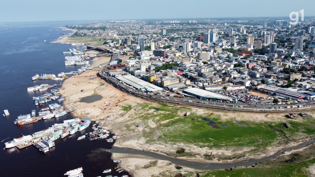 Rio Negro atinge 12,68 metros e leva Manaus a viver pior seca da ...