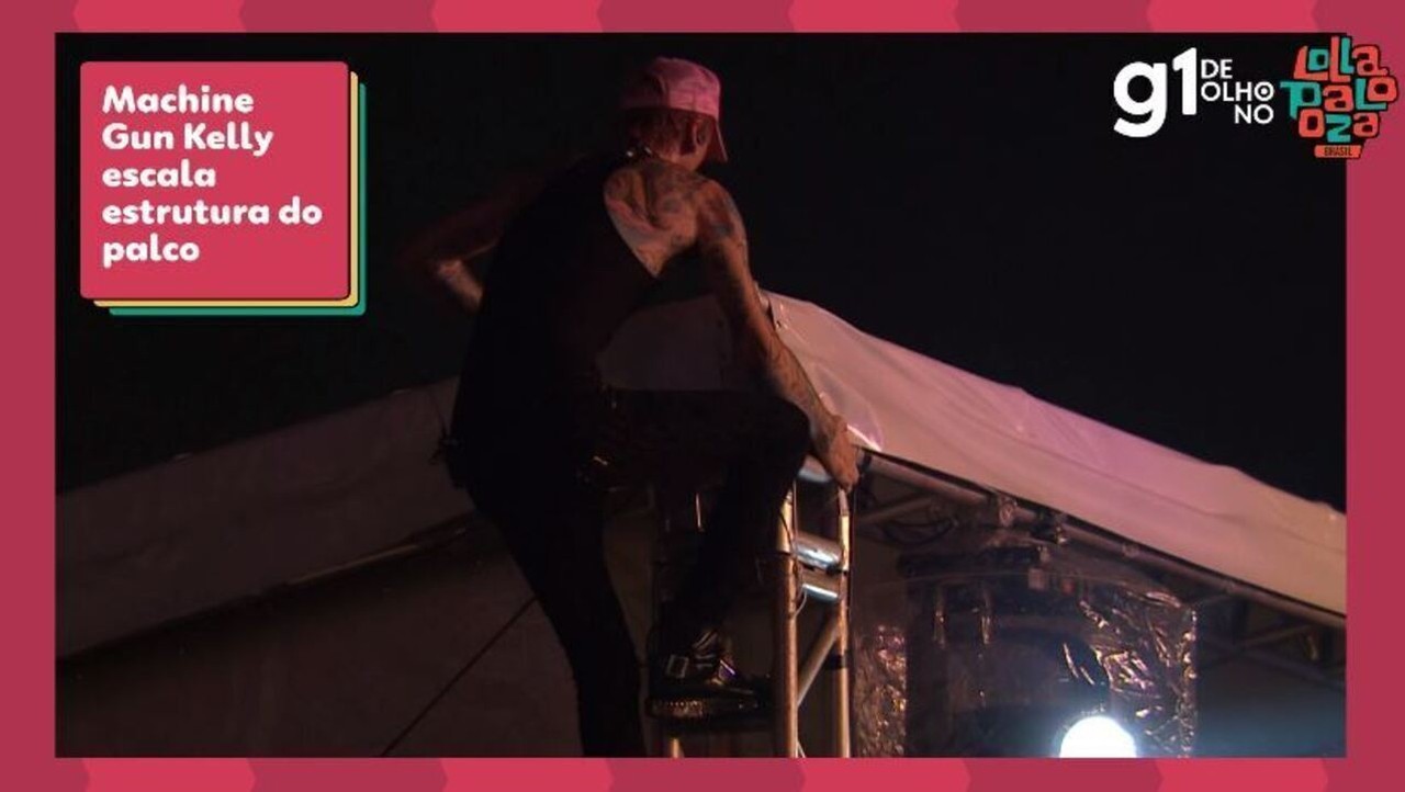 Machine Gun Kelly faz show triste. Em todos os sentidos | G1
