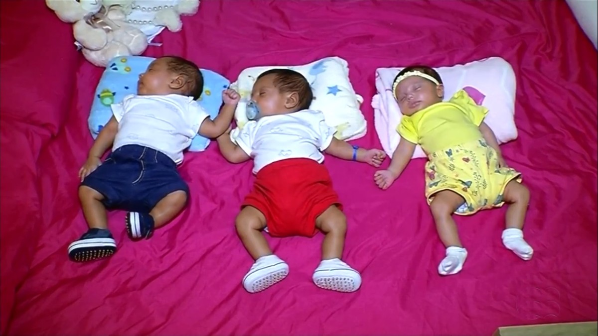 Casal tem trigêmeos antes de começar tratamento para engravidar: 'Foi ...