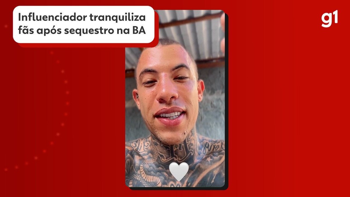 'Mais uma oportunidade de estar vivo', diz influenciador Franklin Reis ...