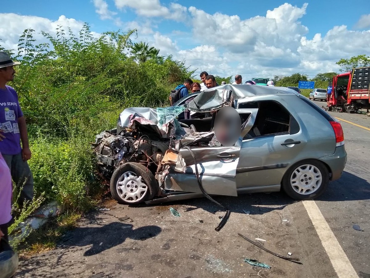 Colisão entre caminhão e carro deixa uma pessoa morta e outra ferida em Campo Maior | Piauí | G1
