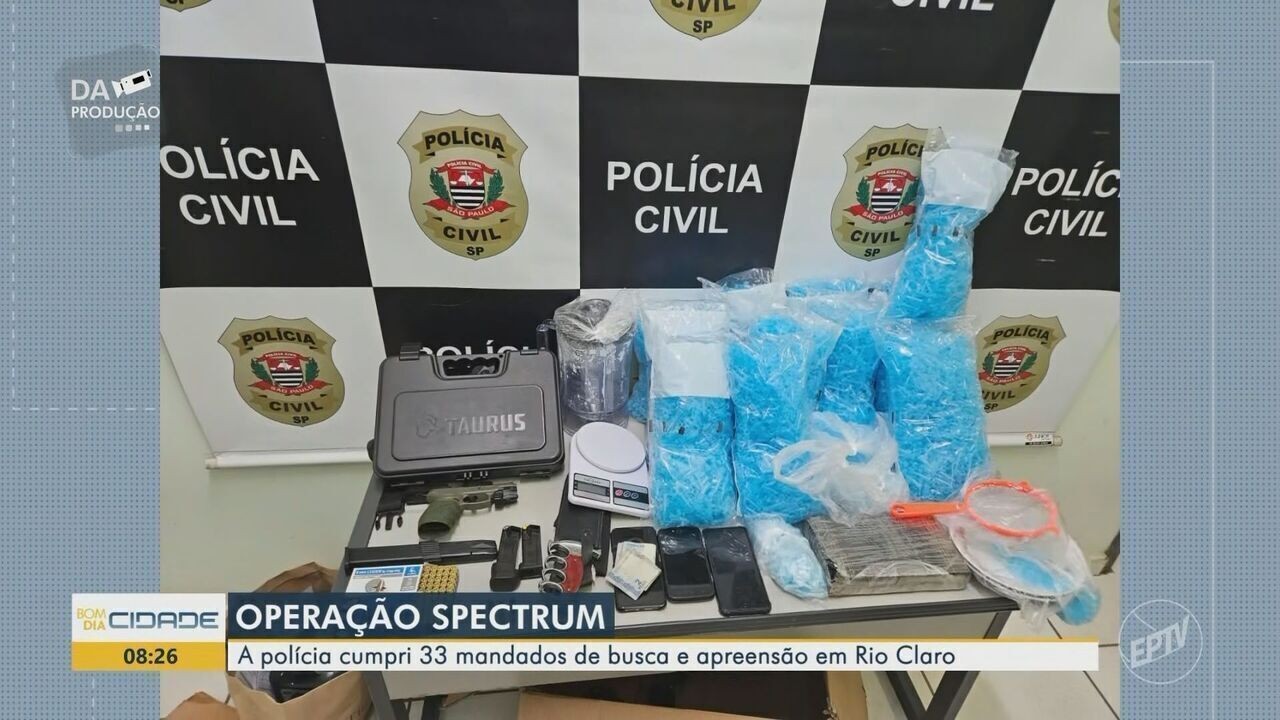 Polícia Civil de Rio Claro prende 17 suspeitos em operação contra o ...