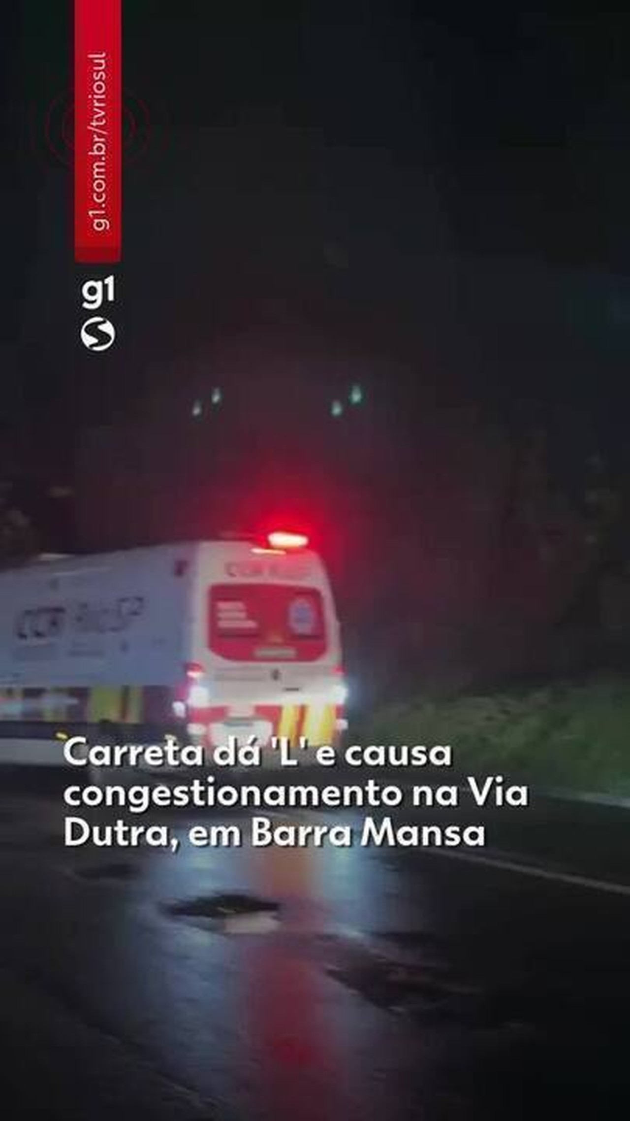 Congestionamento na Via Dutra: Carreta em L em Barra Mansa | G1