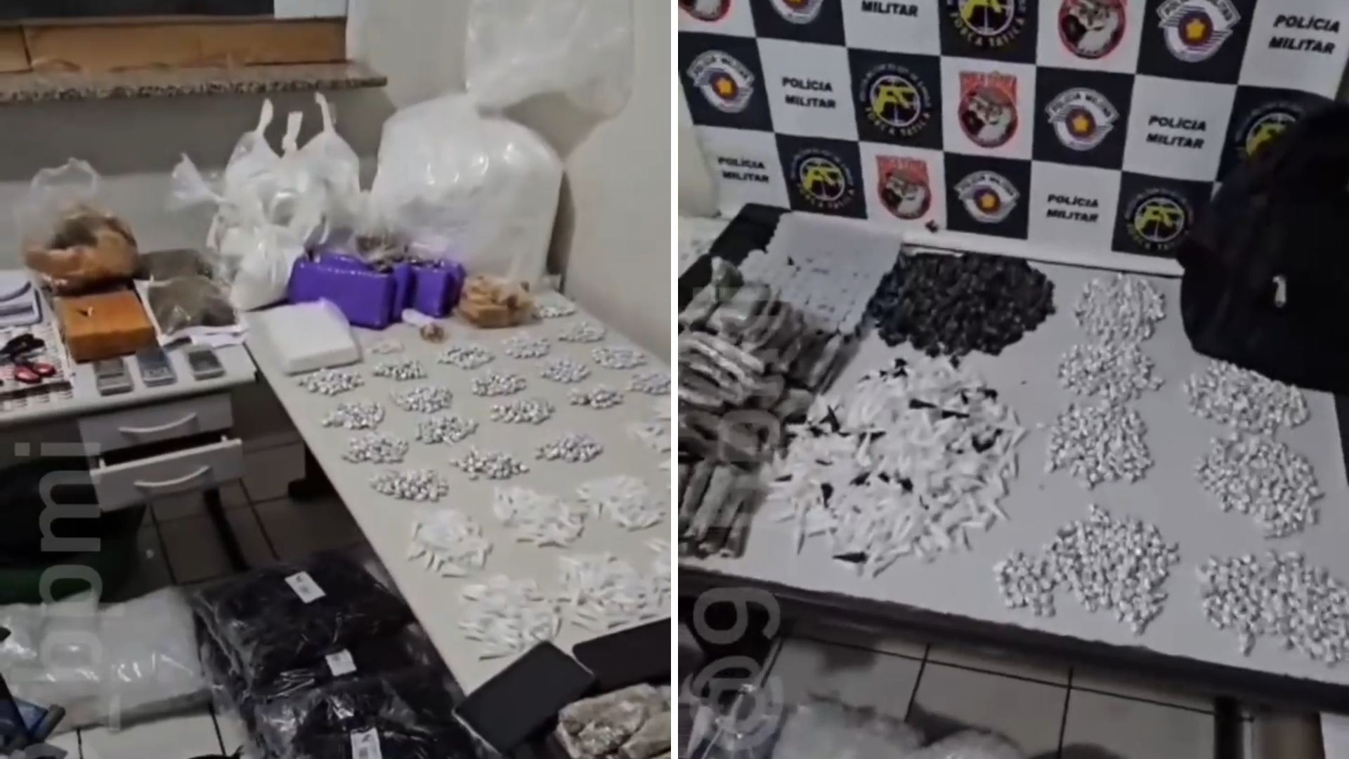 Apreensão de quase 2 mil porções de droga em Marília é avaliada em R$ 1 ...