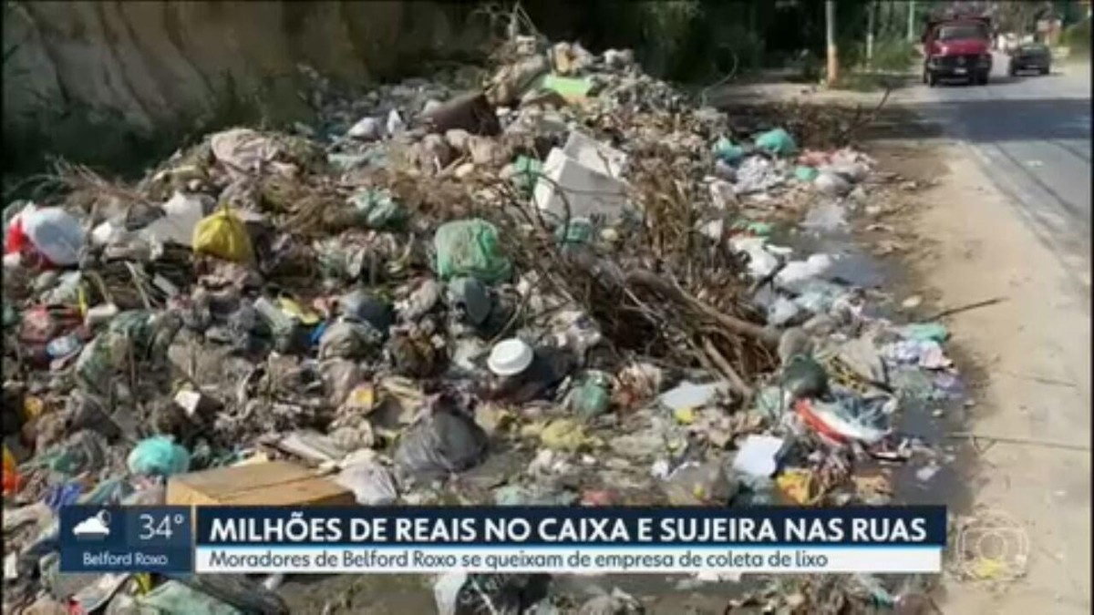Belford Roxo vive crise na coleta de lixo apesar de empresa responsável receber milhões | Rio de ...