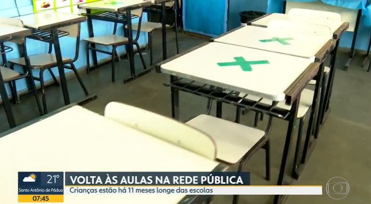 Alunos da rede municipal voltam a ter aulas presenciais no Rio; veja ...