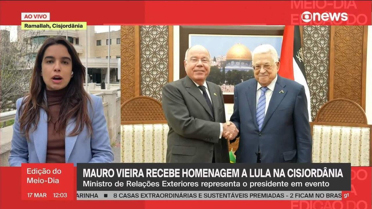 Na Palestina, chanceler de Lula diz que há 'atrocidades' em Gaza e ...