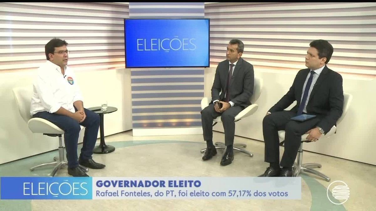 Governador eleito do PI, Rafael Fonteles (PT) fala sobre quatro prioridades para gestão em 2023 ...