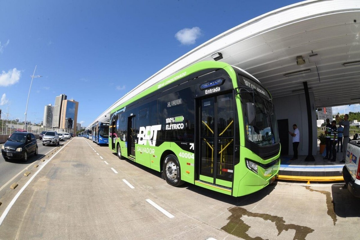 Linha 2 do BRT é inaugurada em Salvador; trecho liga Parque da Cidade à ...