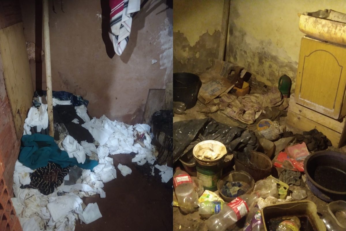 Lixo, comida podre e potes com fezes: idosa de 70 anos é resgatada de ...