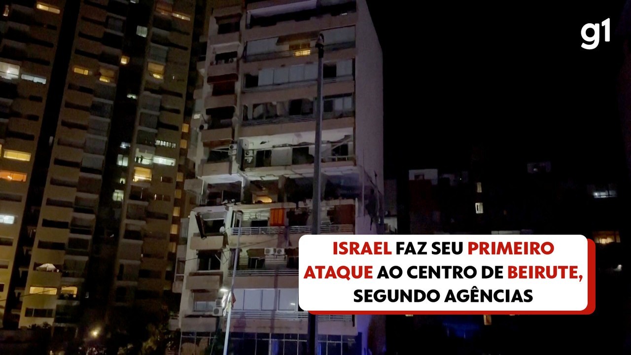 Israel faz seu primeiro ataque ao centro de Beirute, capital do Líbano ...