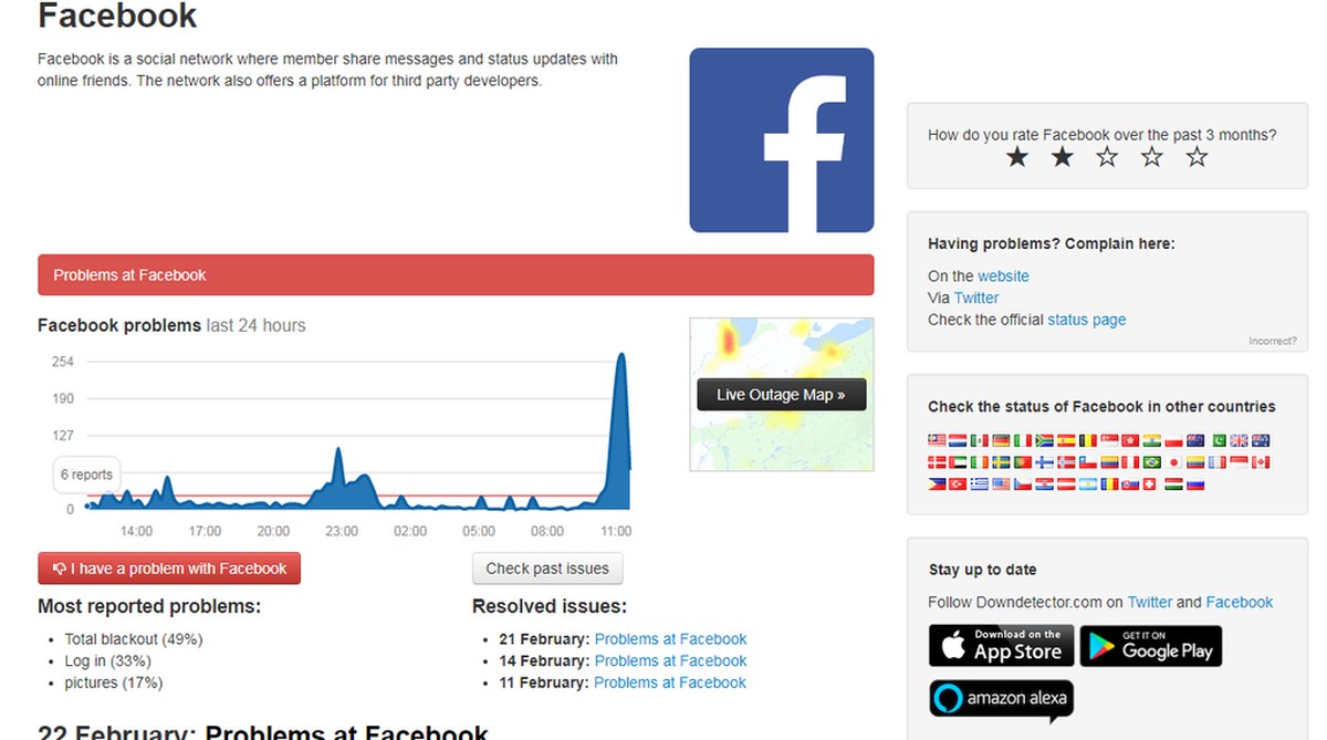 Facebook tem problemas e fica instável nesta sexta-feira | Tecnologia | G1