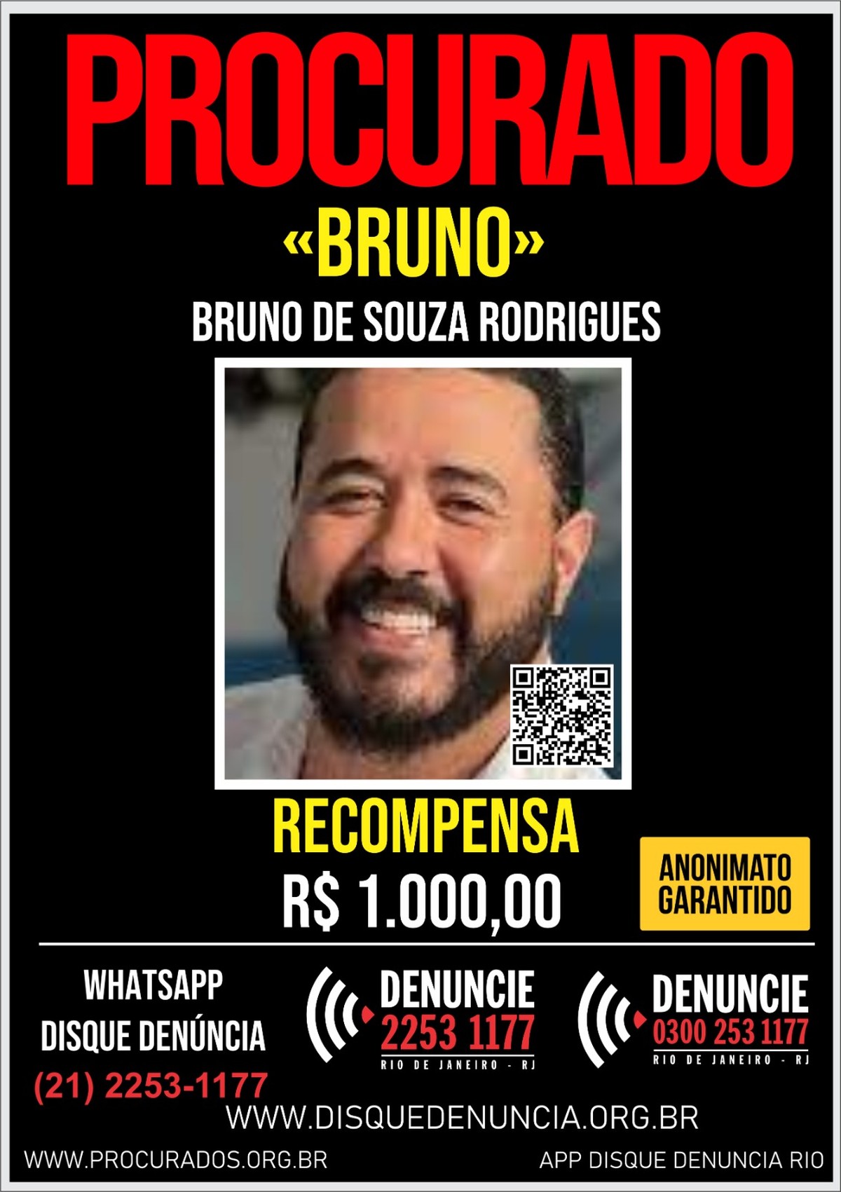 Disque Denúncia Oferece Recompensa Por Informações Que Levem à Prisão