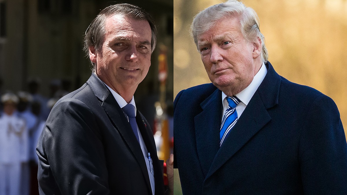 No 3º dia da visita aos EUA, Bolsonaro será recebido por Trump na Casa ...