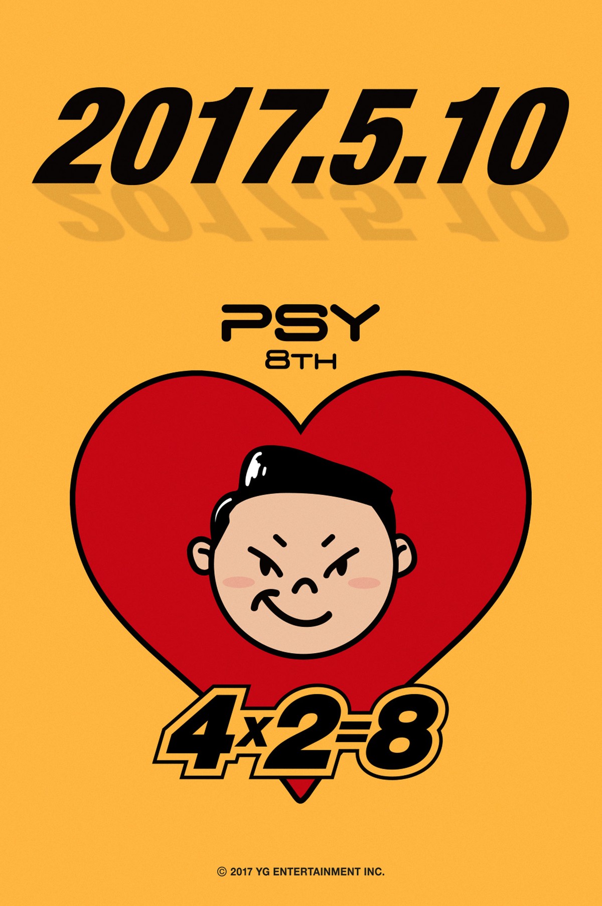 Psy, cantor de 'Gangnam style', vai lançar o disco '4x2=8' em 10 de maio