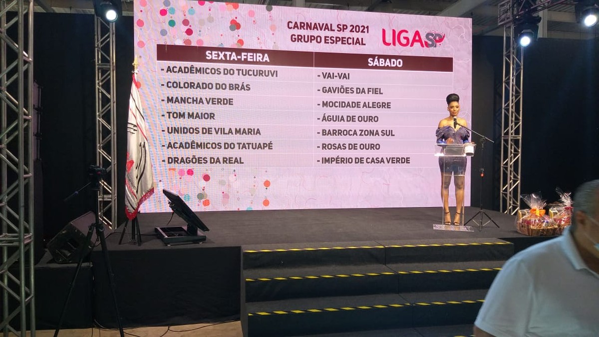 Carnaval 2021: Liga de SP define ordem dos desfiles das escolas de ...