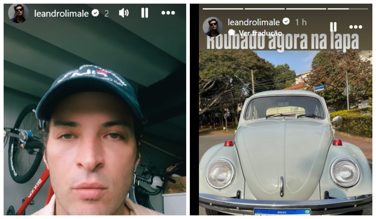 Ator Leandro Lima diz que teve Fusca furtado na Zona Oeste de SP e pede ...