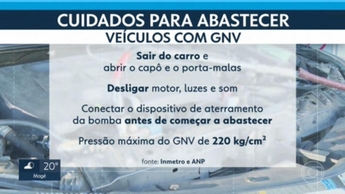 Veículos com GNV: veja dicas para evitar riscos de acidente | Rio de ...