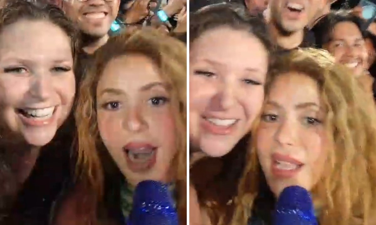 Fã de Shakira viaja para ver show e volta para casa com selfie com ela | G1