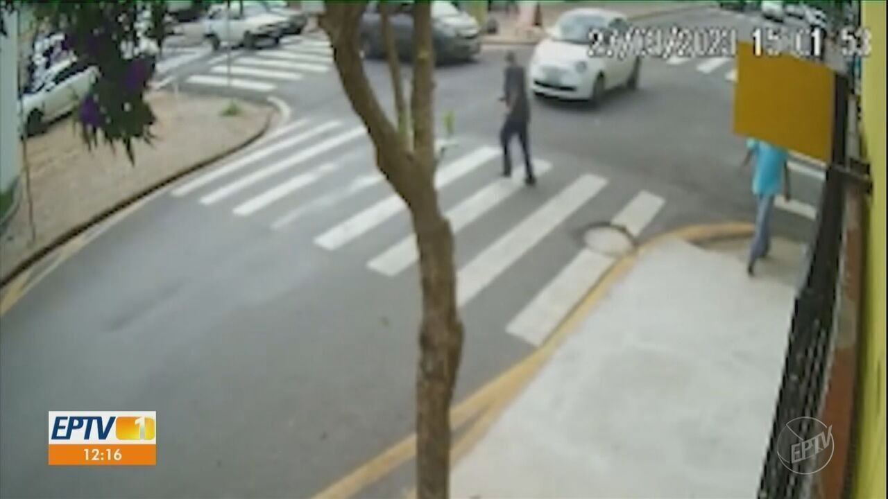 Idoso é atropelado na faixa de pedestre em frente a hospital em Limeira; VÍDEO | Piracicaba e ...