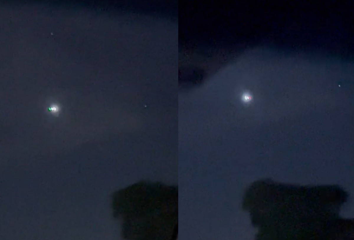 Casal grava luzes misteriosas no céu na divisa entre SP e PR; vídeo | G1