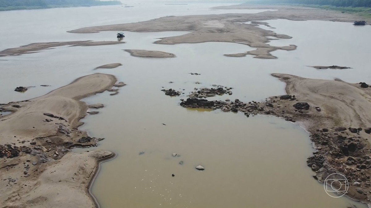 Rio Madeira chega ao menor nível em 50 anos | Jornal Nacional | G1