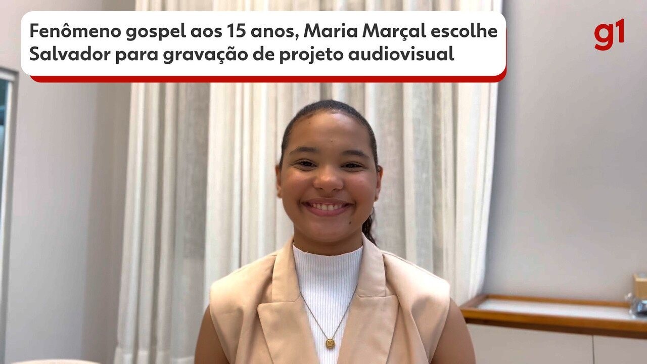 Fenômeno gospel aos 15 anos, Maria Marçal escolhe Salvador para ...